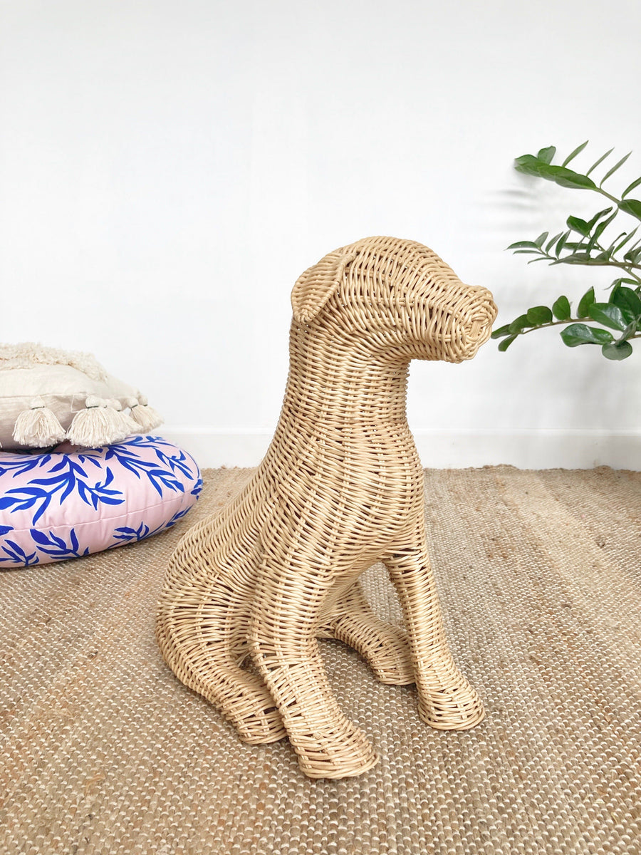 Rattan Wicker Dog