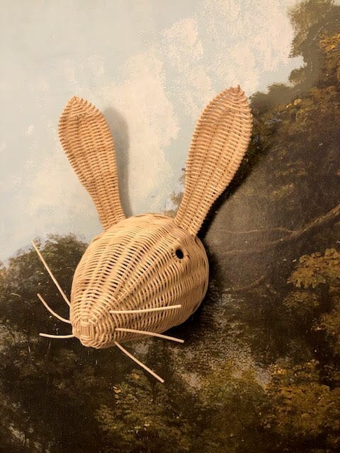 rabbit head decor